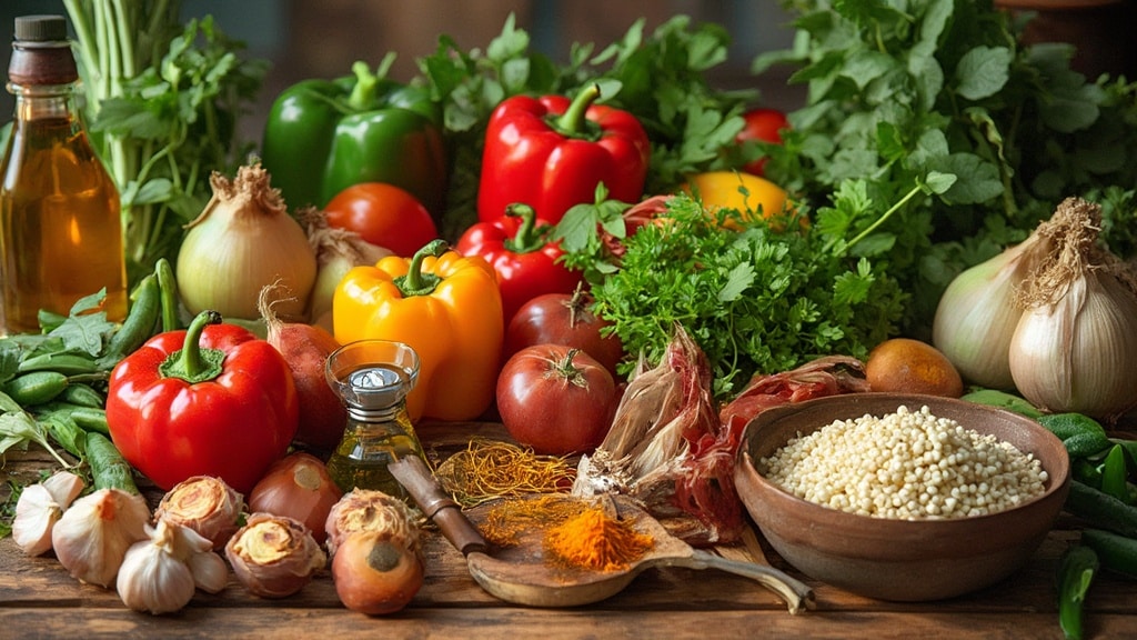 Vegetable Paella With Chickpeas Recipe