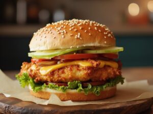 Amazingly Juicy Classic Chicken Burger Recipe