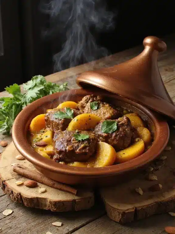 Moroccan Lamb Tagine With Apricots Recipe